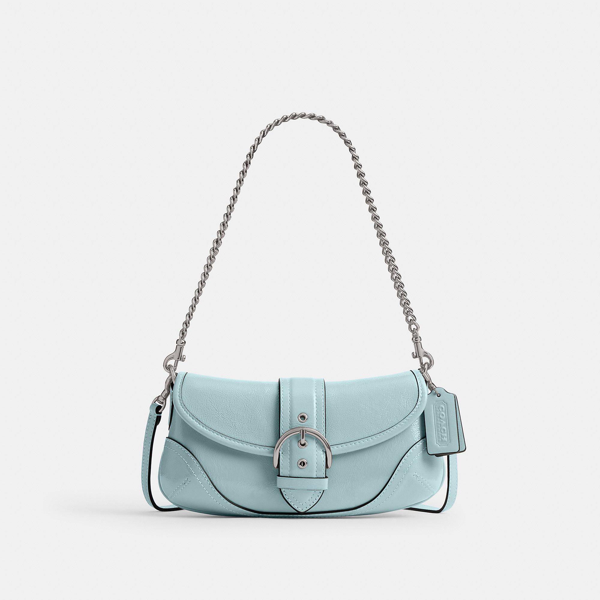 Coach Soho Bag 25 - Silver/Light Blue | Editorialist